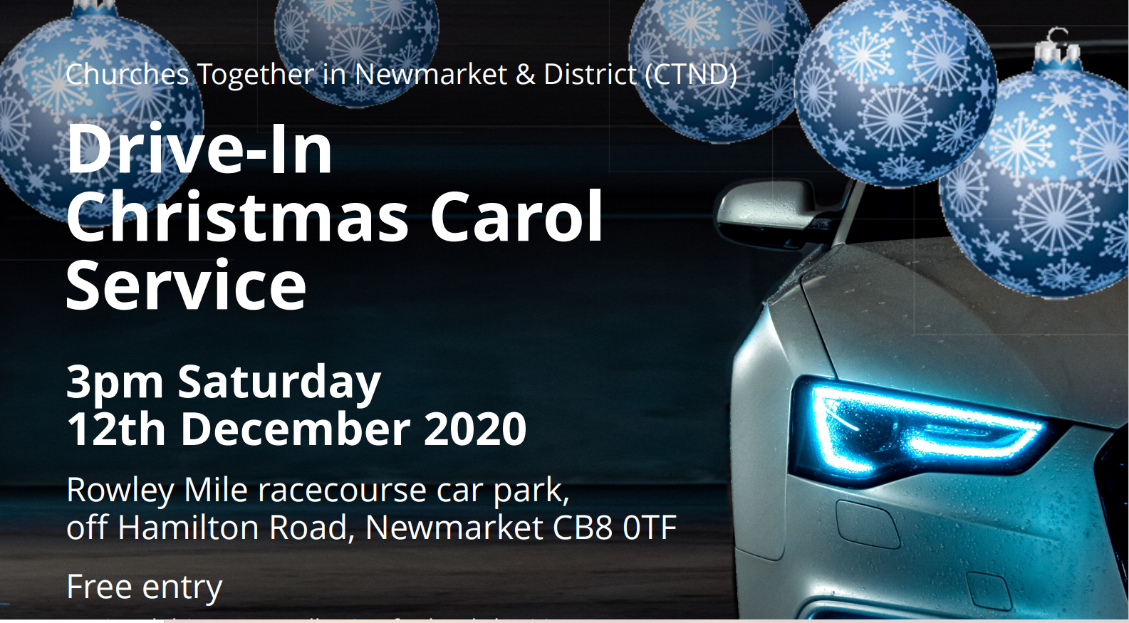 Drive in Carol Service – All Saints' Church, Gazeley