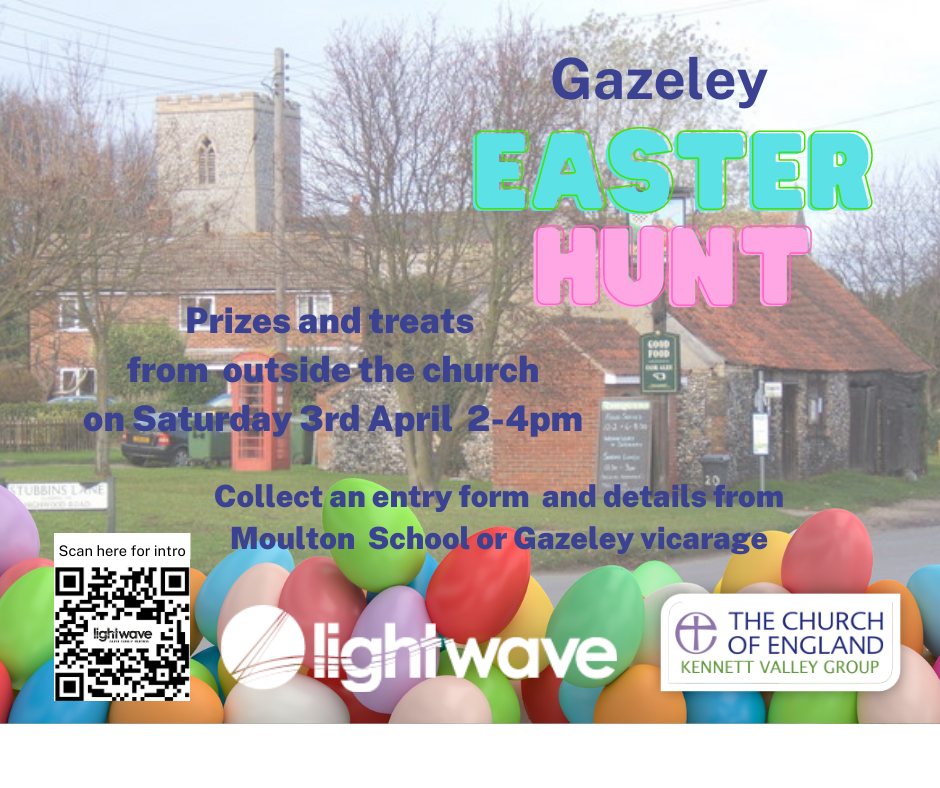 Easter Hunt for Holy Week – All Saints' Church, Gazeley