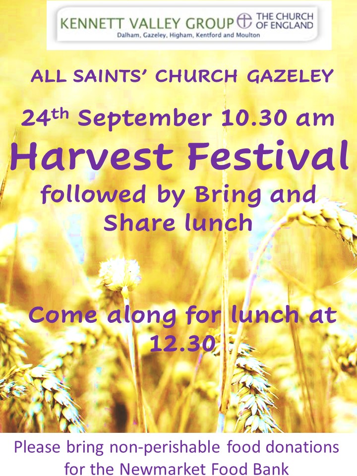 Harvest Festival – All Saints' Church, Gazeley